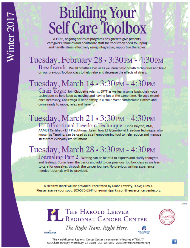 Building Your Self Care Toolbox: Breathwork | Tuesday, February 28 ...